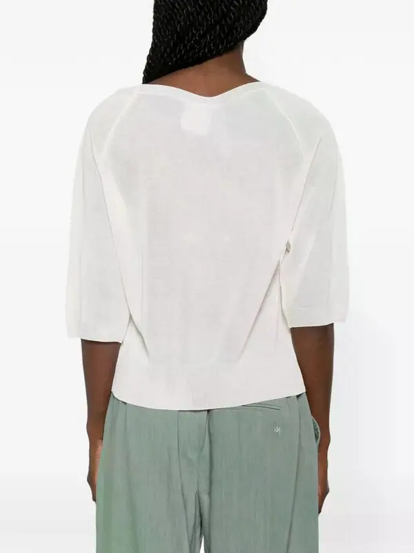 Marella Raglan-sleeve Fine Knit Sweater