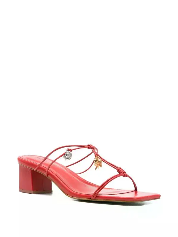 Farm Rio Charm-detail Strappy Sandals