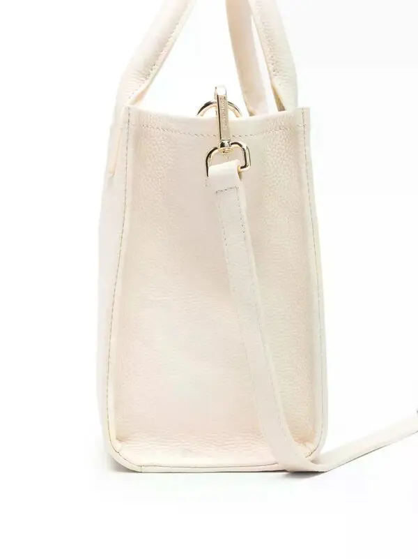 MC2 SAINT BARTH Logo-embossed Grained Leather Tote Bag