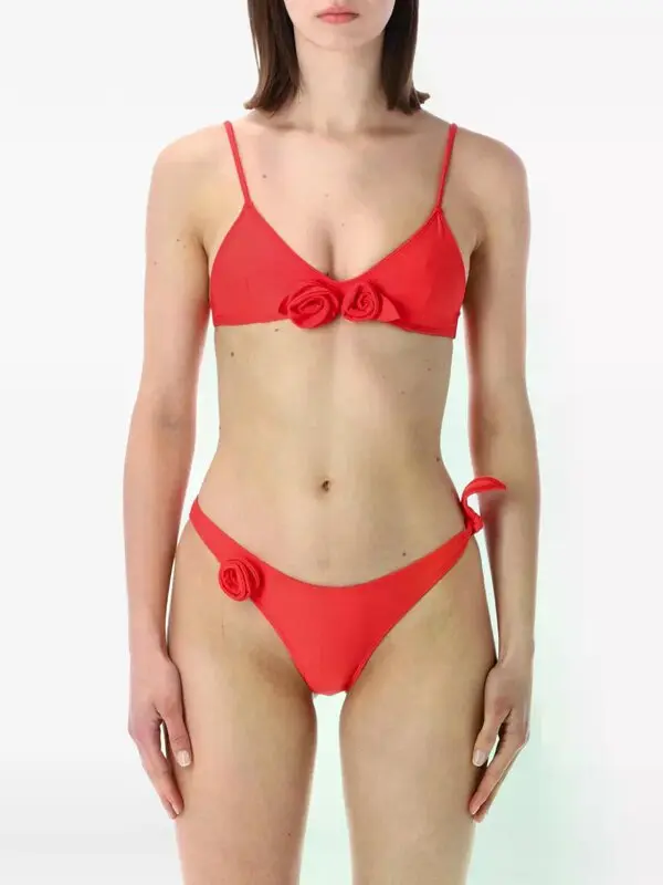 Coperni Flower Bikini Bottom - Red