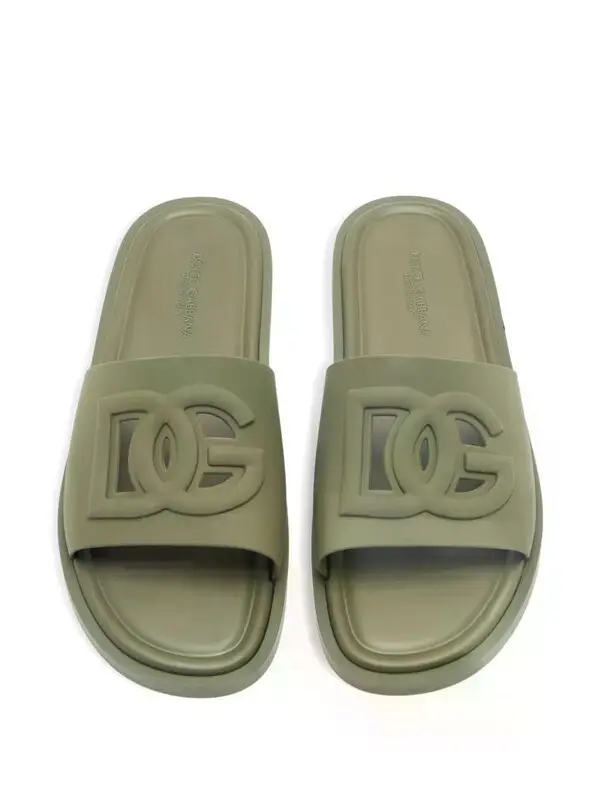 Dolce & Gabbana Embossed Logo Slides