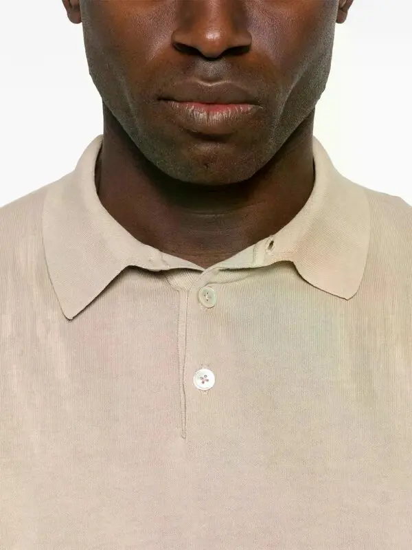 Eleventy Knitted Polo Shirt