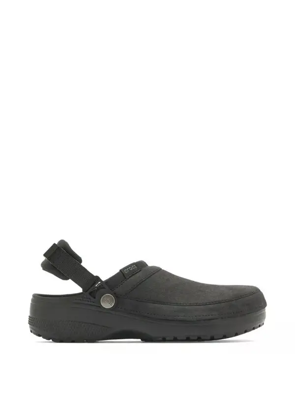 CROCS Sling-back Strap Mules - Black