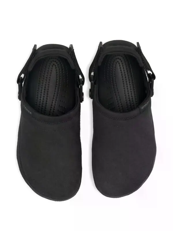 CROCS Sling-back Strap Mules - Black