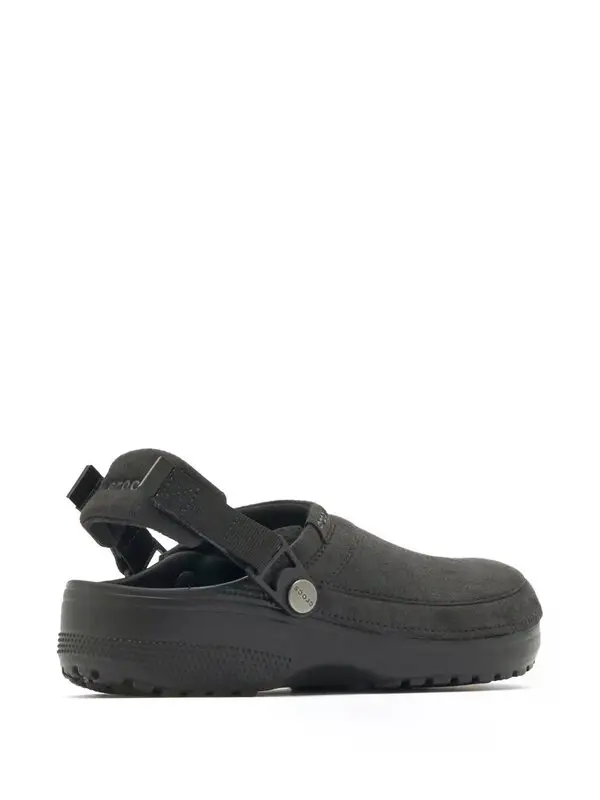 CROCS Sling-back Strap Mules - Black