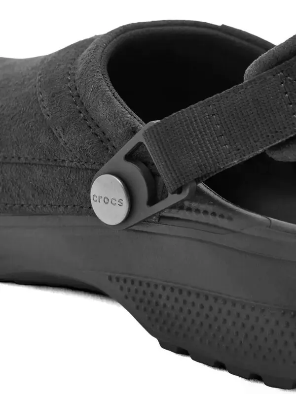 CROCS Sling-back Strap Mules - Black