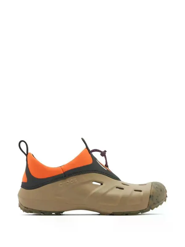 CROCS Perforated Drawstring Sneakers - Neutrals