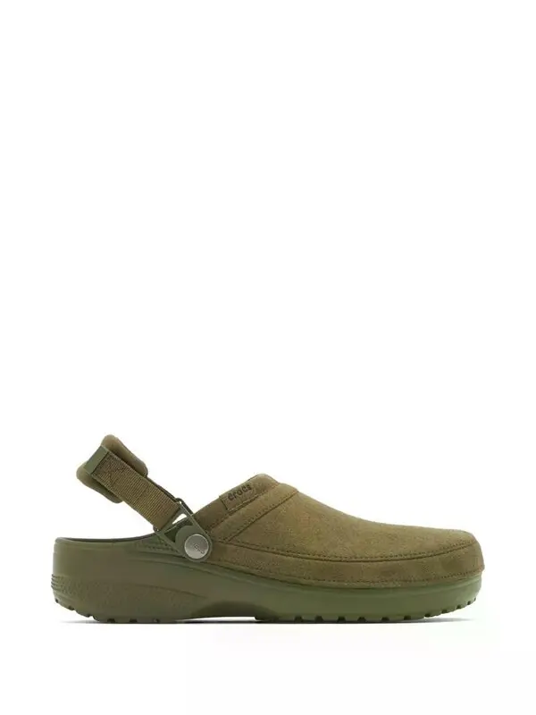 CROCS Classic Crafted Mules - Green