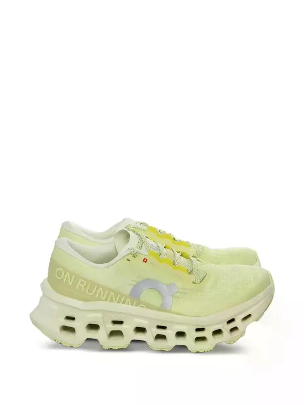 On Cloudmonster 3 Logo-print Sneakers - Yellow