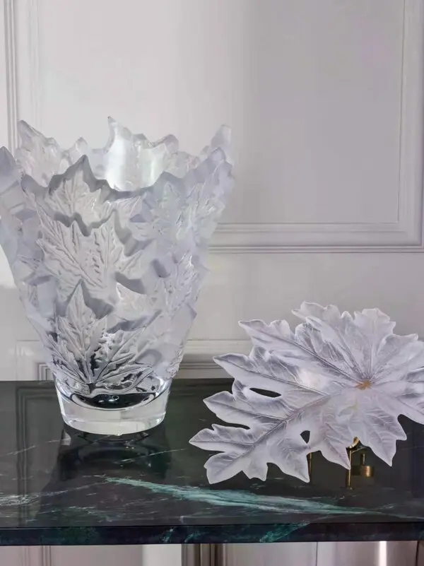 Lalique Champs-élysées Crystal Vase - Neutrals