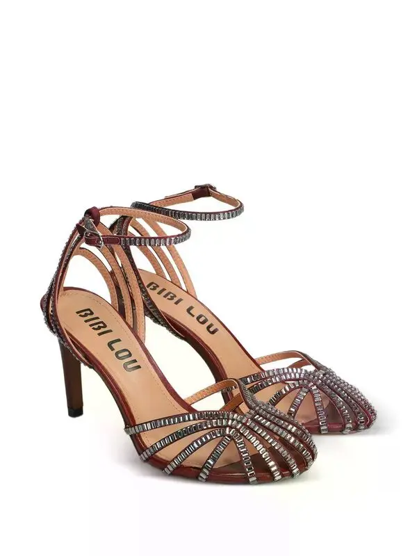 BIBI LOU Serabi Crystal-embellished Cage Sandals