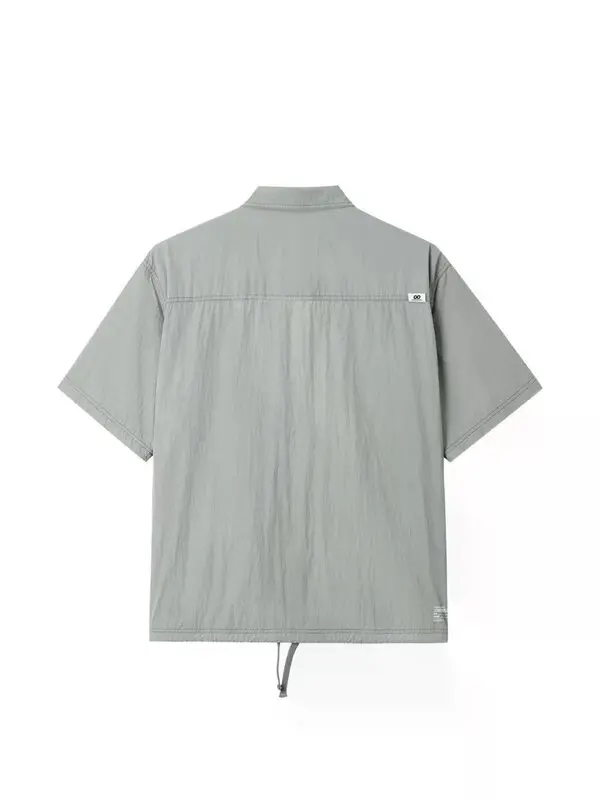 CHOCOOLATE Drawstring-hem Short-sleeve Shirt