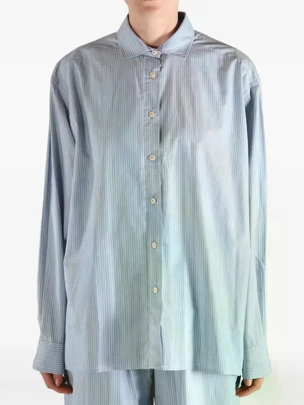 BASERANGE Striped Long-sleeve Shirt