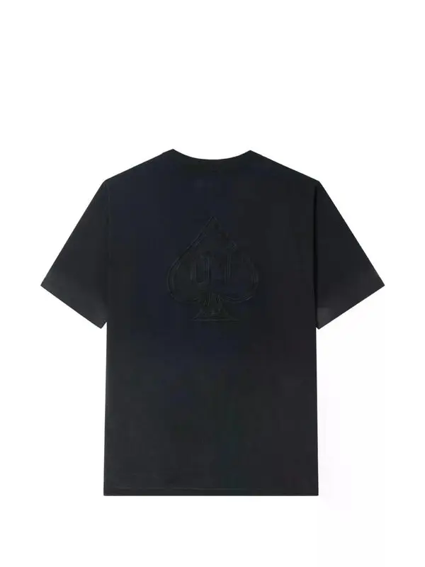 Izzue Spade-patch T-shirt - Black