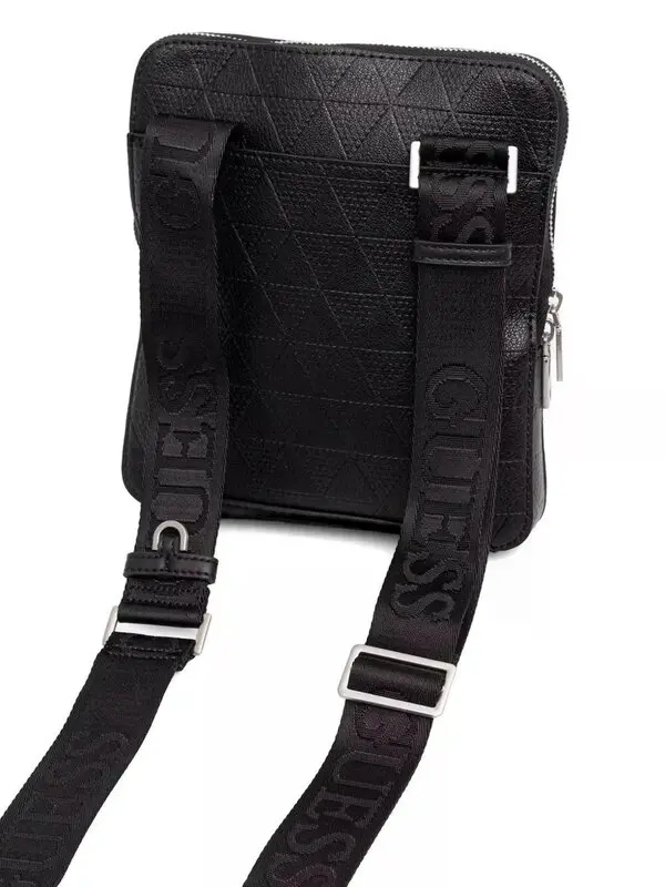 Guess Torino Geometric-embossed Messenger Bag