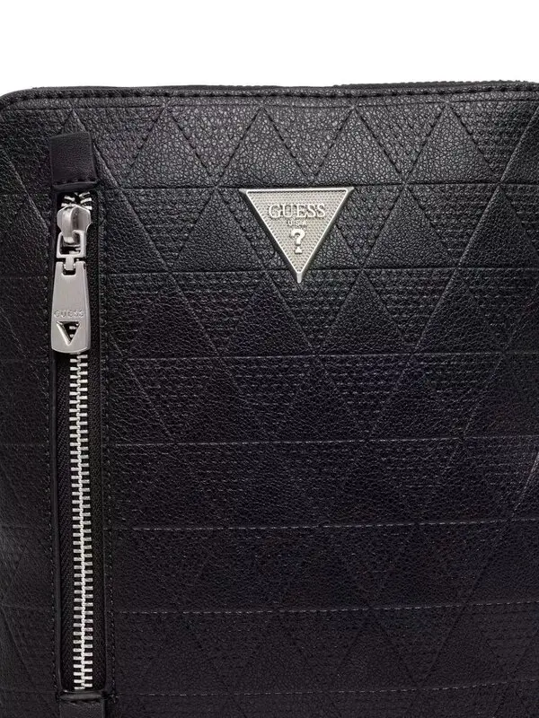 Guess Torino Geometric-embossed Messenger Bag