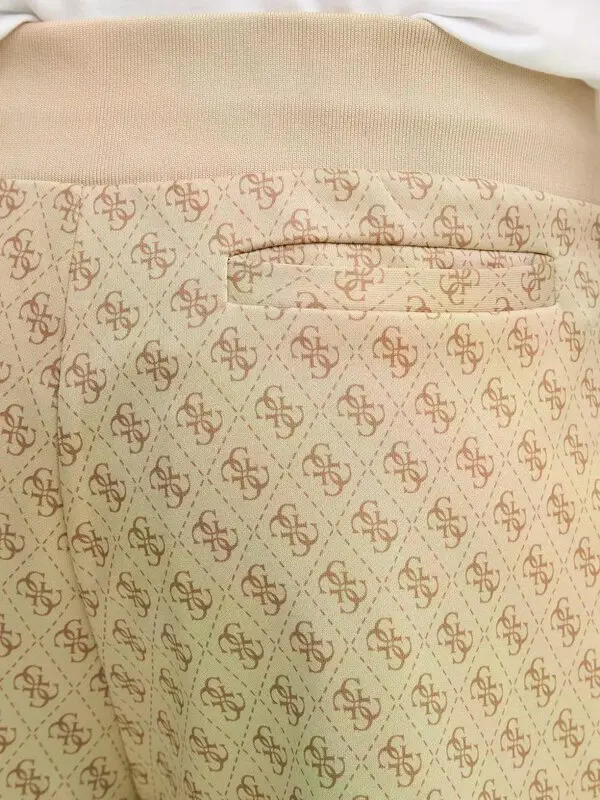 Guess Monogram-pattern Drawstring Shorts