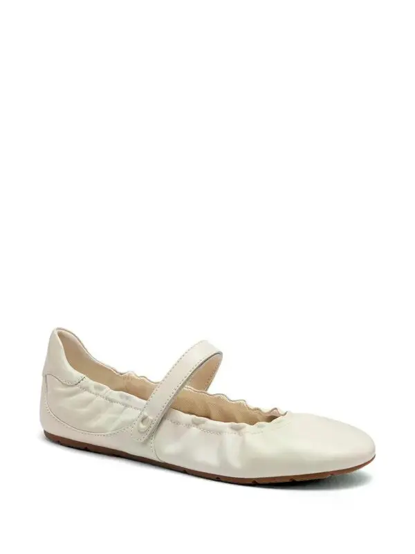 COACH Mary Jane Leather Ballet Flats