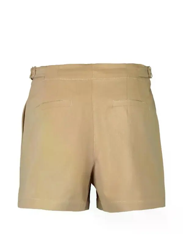Ulla Johnson Belted Pleated Shorts