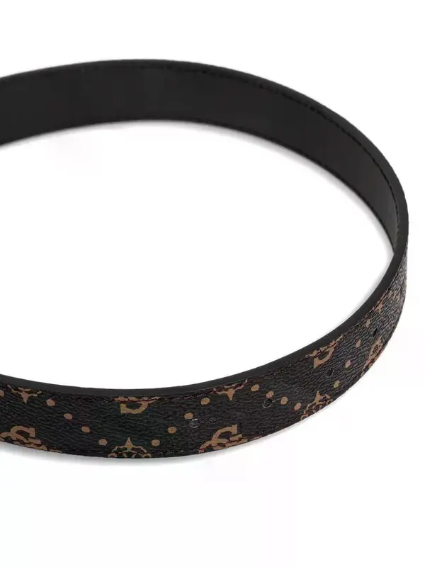 Guess Carrie Monogram Logo-plaque Belt