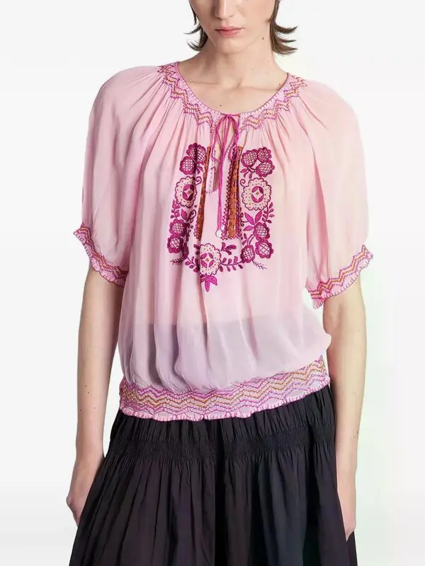 Antik Batik Delia Embroidered Blouse