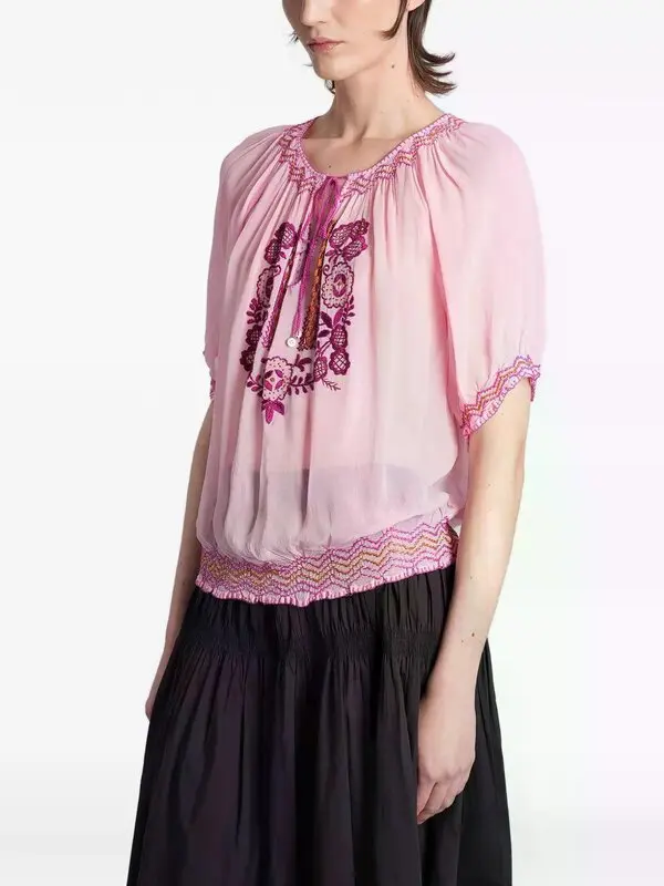 Antik Batik Delia Embroidered Blouse