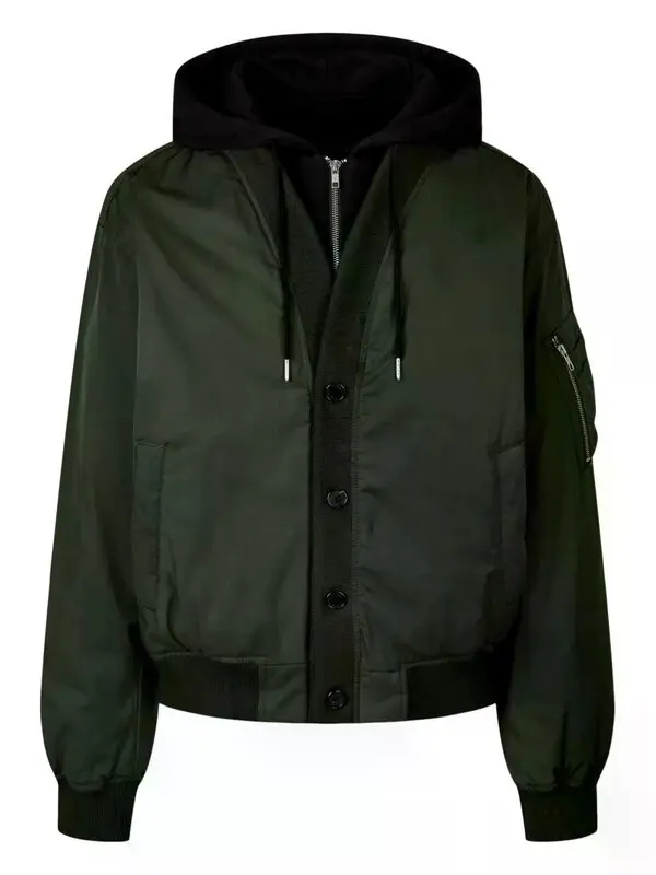 STUDIO TOMBOY Hooded Down Bomber Jacket