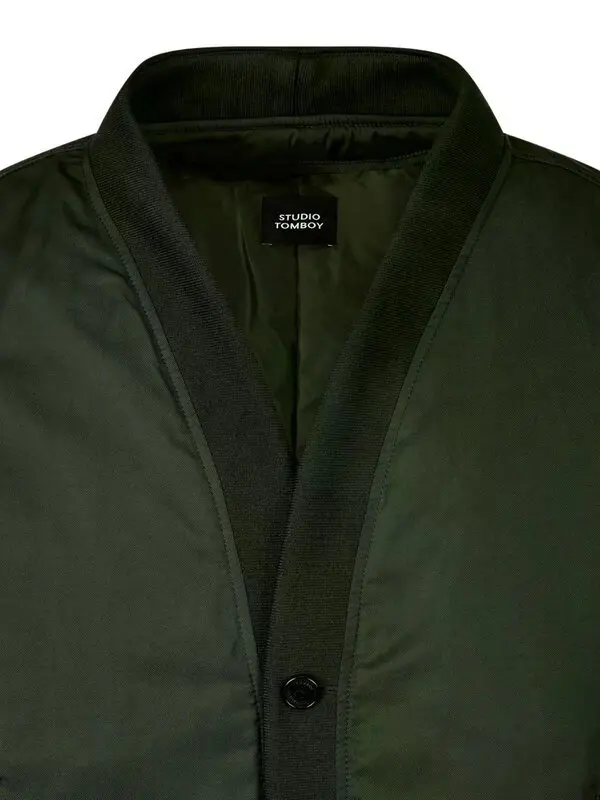 STUDIO TOMBOY Hooded Down Bomber Jacket