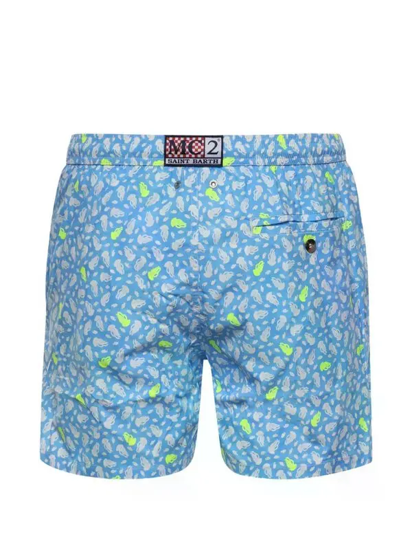 MC2 SAINT BARTH Jellyfish Print Swim Shorts