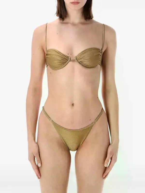 MATINEE Marina Gathered Bikini - Gold