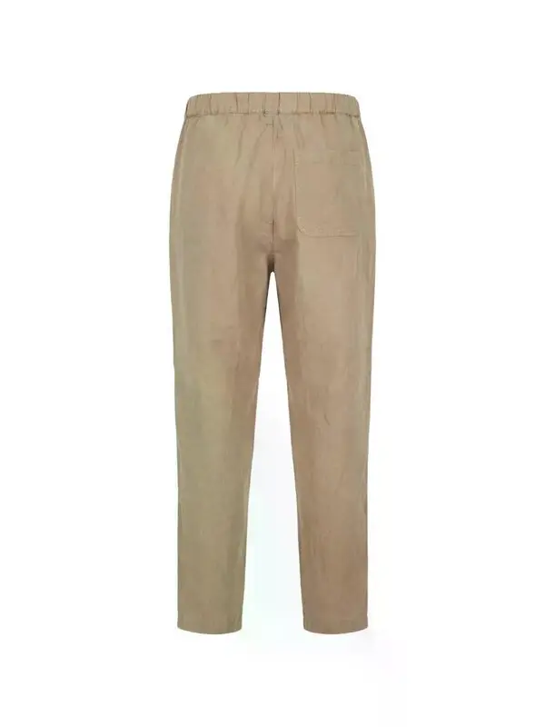 120% Lino Drawstring Linen Trousers