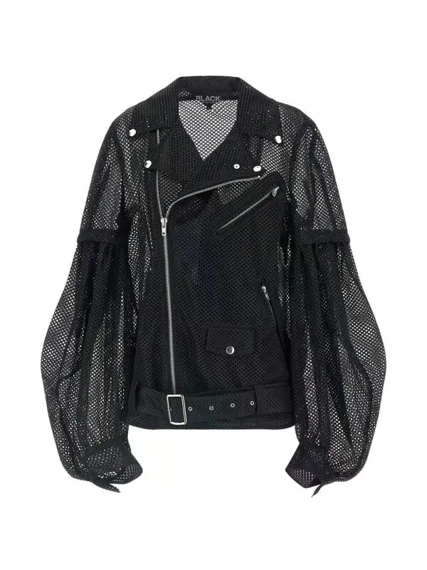 Comme Des Garçons Balloon-sleeve Mesh Jacket
