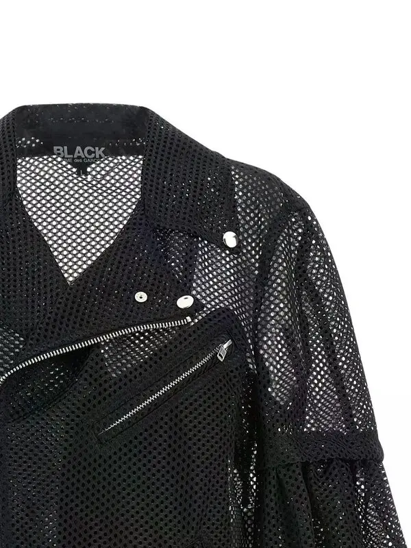 Comme Des Garçons Balloon-sleeve Mesh Jacket