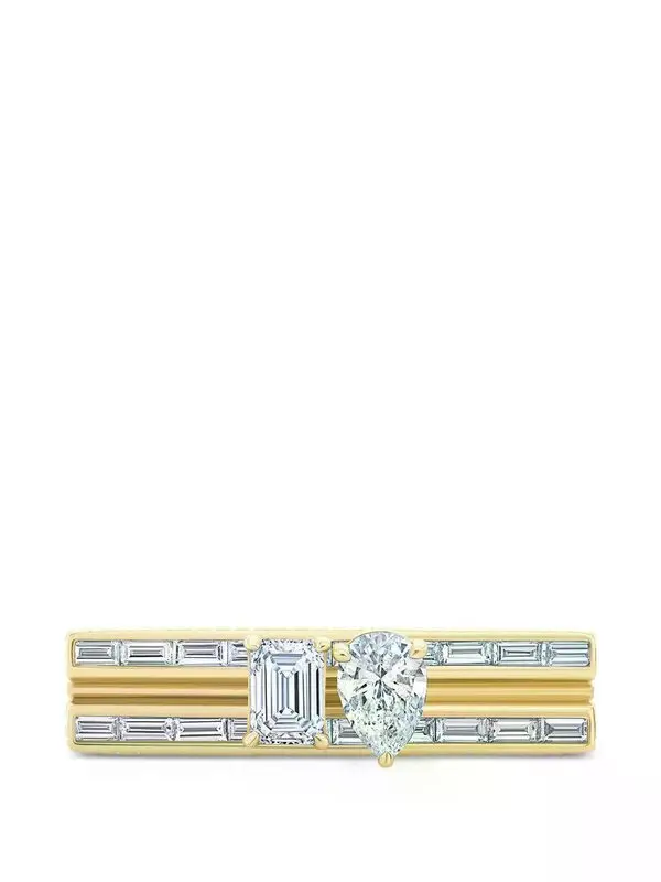 Loraida Diamond And Emerald Ring