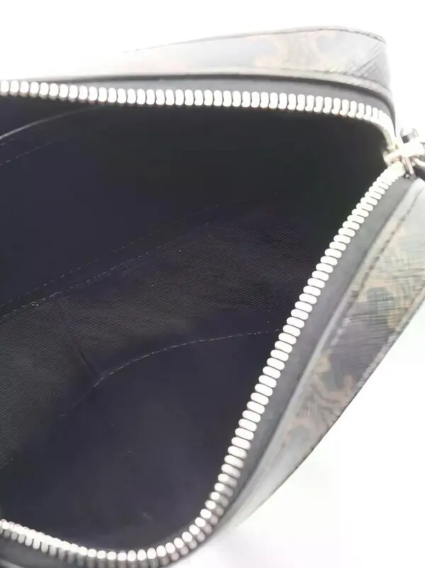 Celine Triomphe Canvas Shoulder Bag - Black