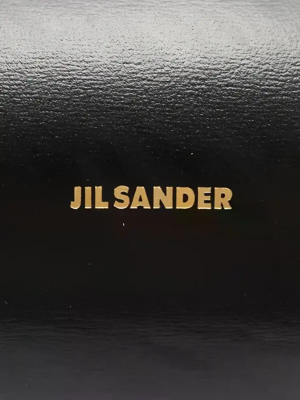 JIL SANDER 2020s Cannolo Shoulder Bag - Black