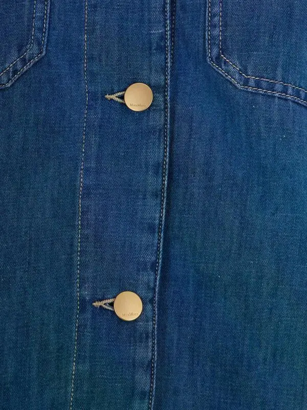 Max Mara Patch-pocket Denim Jacket