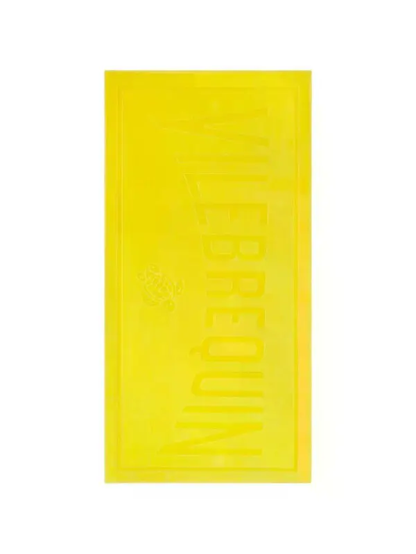 Vilebrequin Logo-lettering Beach Towel - Yellow