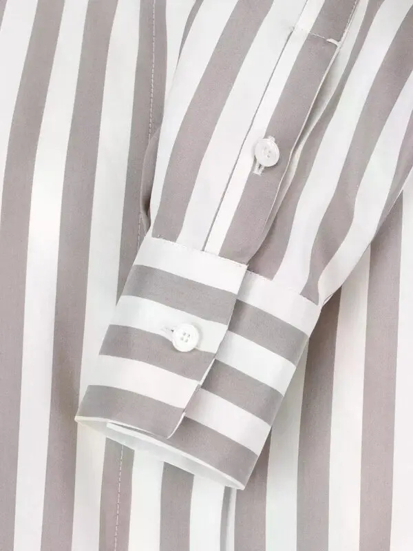 Kiton Striped Bow Blouse