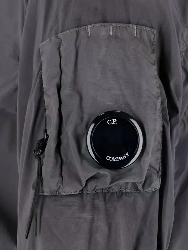 C.P. COMPANY Logo-detail Bomber Jacket - Grey