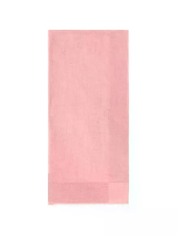 Paul & Shark Frayed-edge Scarf - Pink
