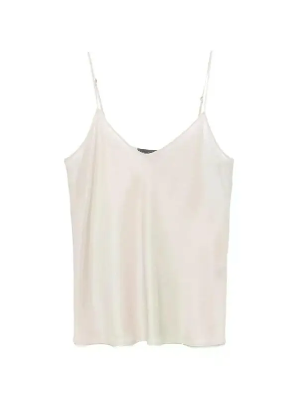 Lorena Antoniazzi Satin Finish V-neck Top