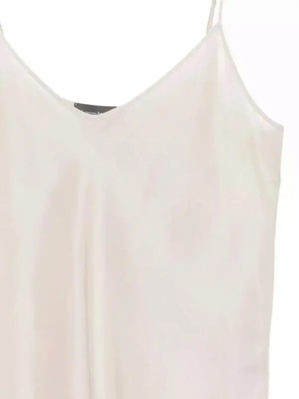 Lorena Antoniazzi Satin Finish V-neck Top
