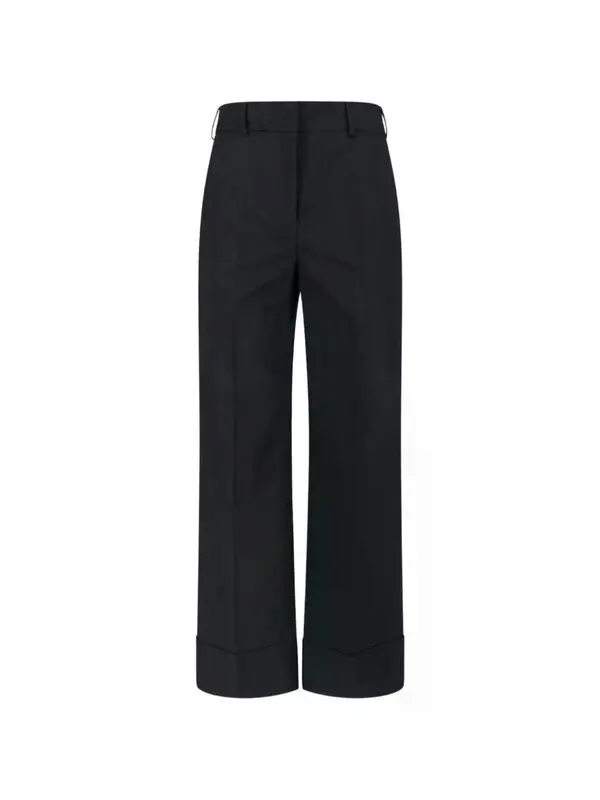 Incotex Pressed-crease Turn-up Trousers