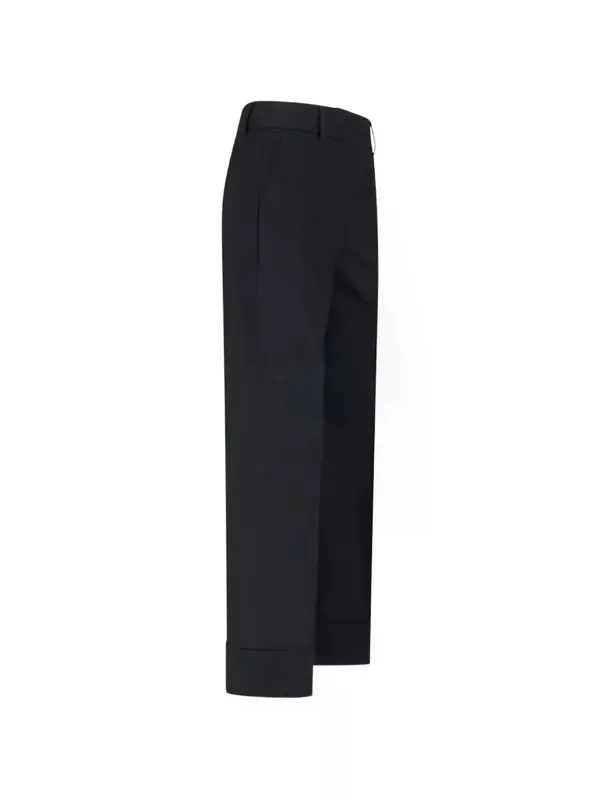 Incotex Pressed-crease Turn-up Trousers