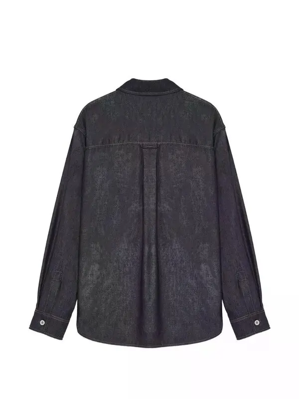 JIL SANDER Contrast-stitch Denim Shirt