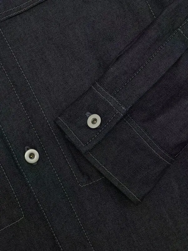 JIL SANDER Contrast-stitch Denim Shirt