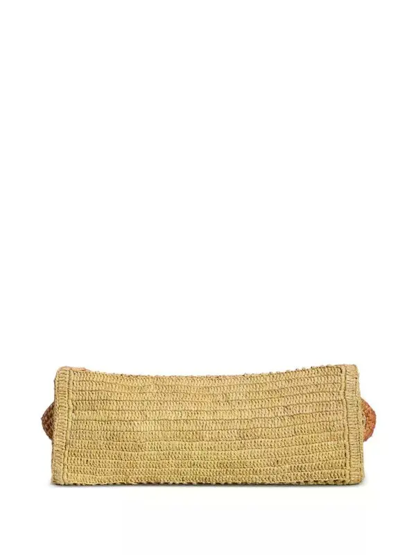 Chloé Crocheted Raffia Tote Bag - Pink