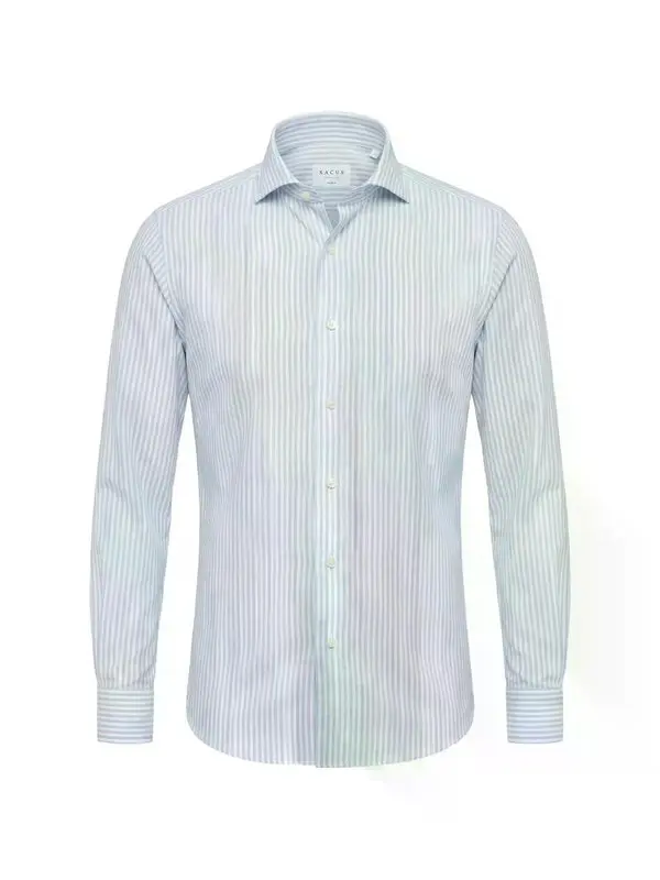 XACUS Vertical-stripe Shirt - Blue