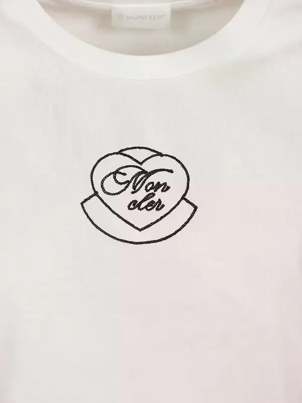 Moncler Logo-embroidered T-shirt
